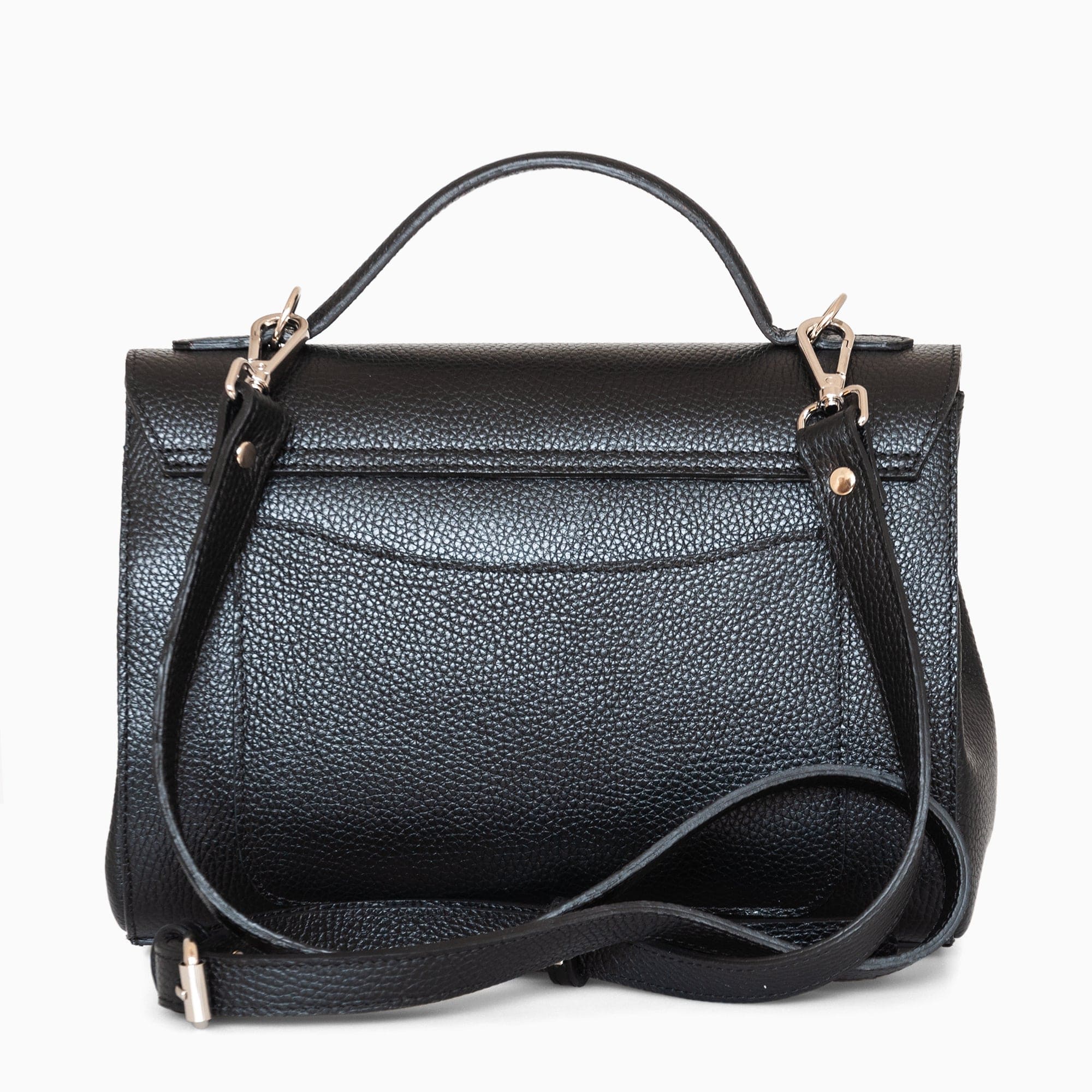 Geanta dama din piele naturala neagra Nadia – Pantofi Diane Marie