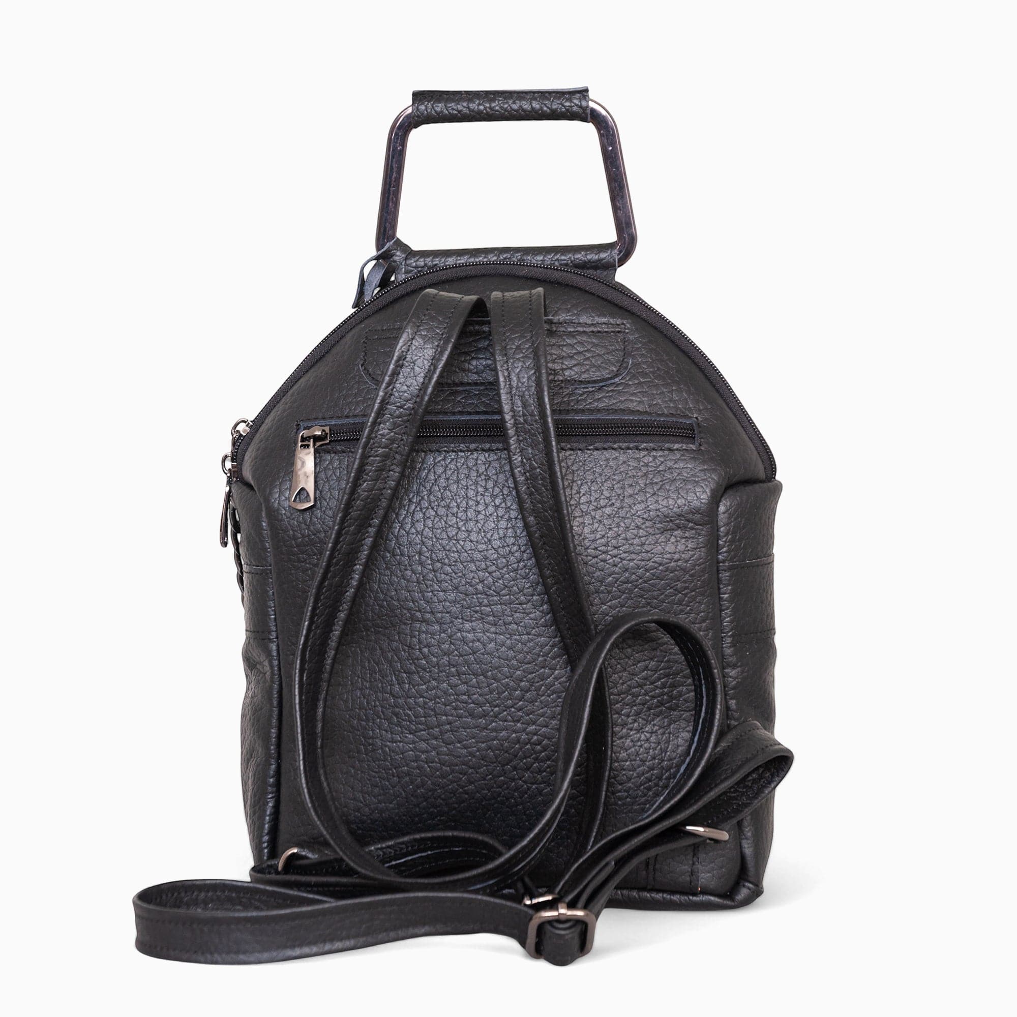 Rucsac din piele naturala neagra cu inima rosie Altea – Pantofi Diane Marie