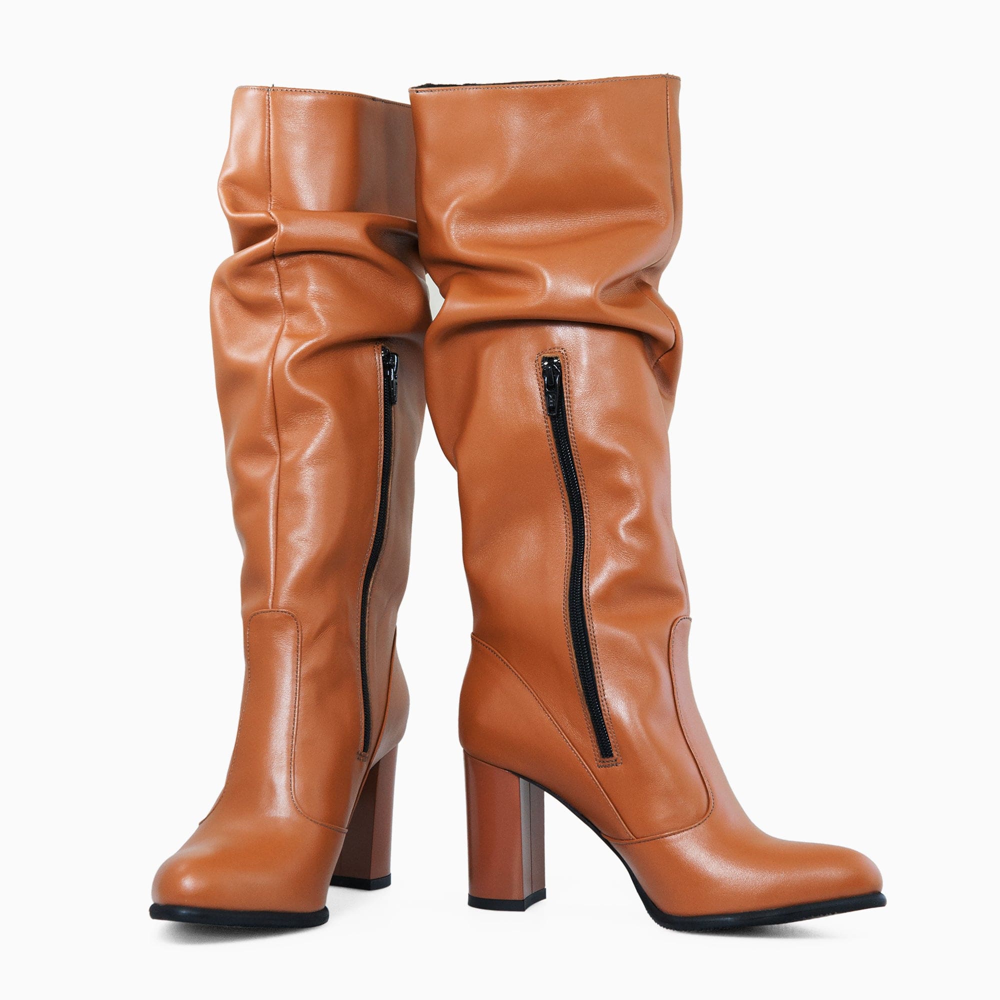 Cizme dama cu toc din piele naturala Giovanna – Pantofi Diane Marie