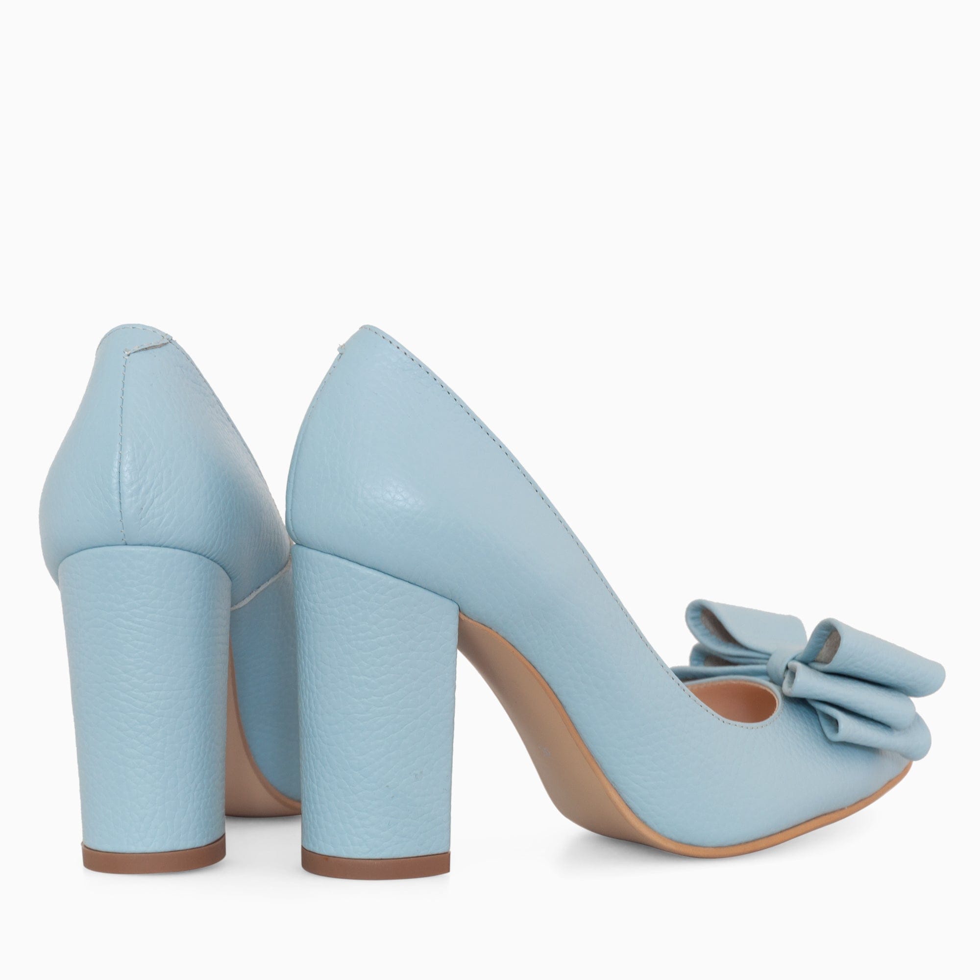 Pantofi dama din piele naturala bleu Lullaby – Pantofi Diane Marie